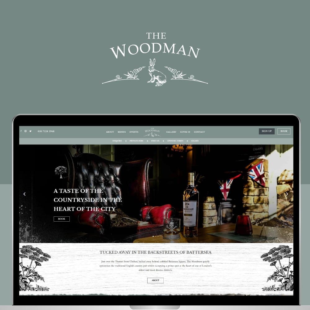 The Woodman London Web Design | Expect Best — Digital Agency